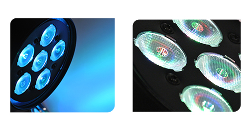LED PAR 36 Black RGB 6 x 3in1 // Pro-SL Sound and Light Professionals