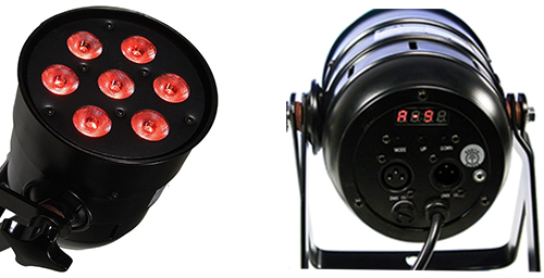 LED PAR 38 Black RGBW 7x 4in1 // Pro-SL Sound and Light Professionals